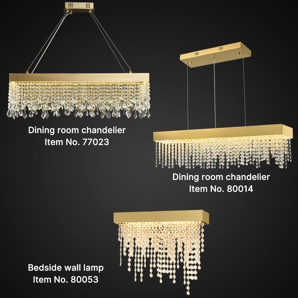 New Modern Brief Design LED Crystal Chandelier-Bling Series – YOOGEE ...